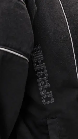 Off-White Ombré Track Jacket With Logo Graphics