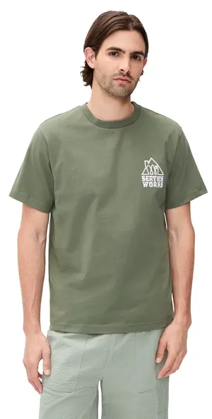 Service Works Crewneck T-shirts For Men