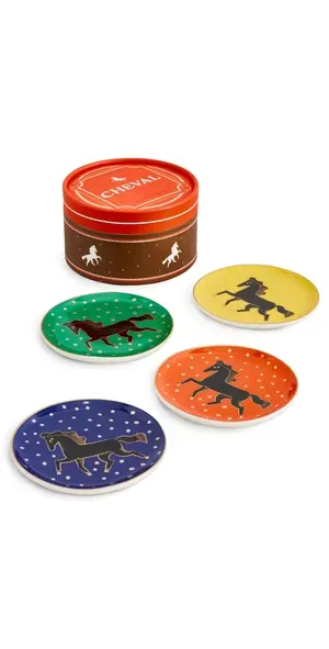 Jonathan Adler Cheval Coaster Set - Multi