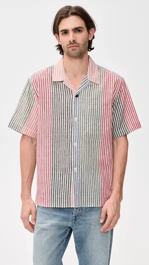 KARDO Ronen Handloom Striped Shirt
