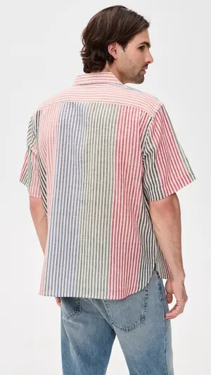 KARDO Ronen Handloom Striped Shirt