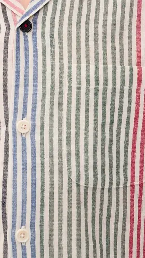 KARDO Ronen Handloom Striped Shirt