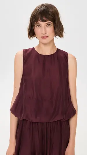 MEIMEIJ Sleeveless Balloon Top