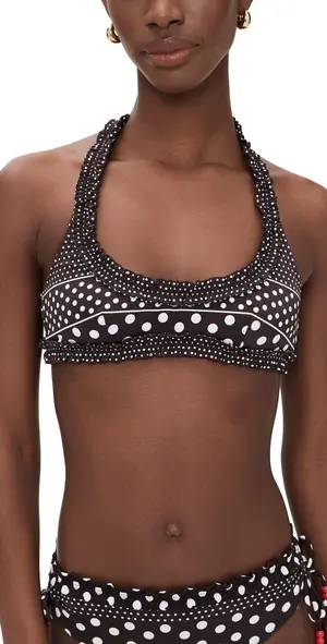 DAMSON MADDER Cove Bikini Top - Brown