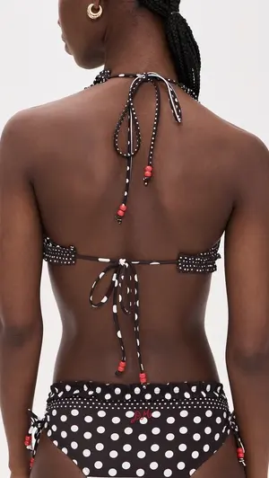 DAMSON MADDER Cove Bikini Top - Brown