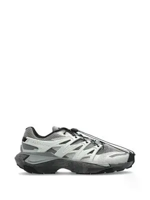Salomon Silver Tone Sneakers For Women