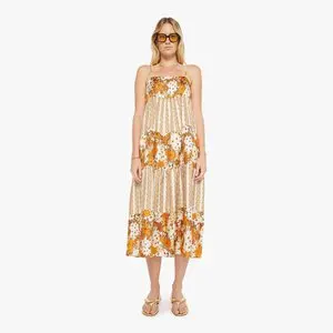 La Prestic Ouiston Fidji Floral Silk Dress - Multi