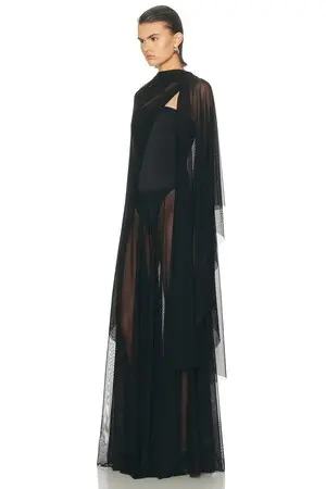 Norma Kamali Wrap Shawl - Black