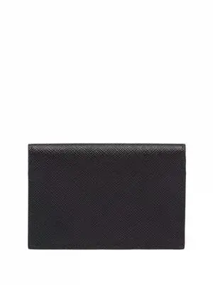 Prada Triangle-logo Saffiano Leather Card Holder