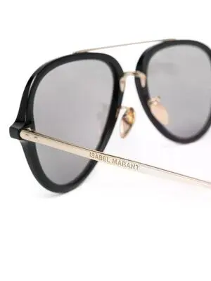 Isabel Marant Pilot Round-frame Sunglasses