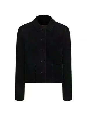 12 STOREEZ Velvet Sofia Jacket