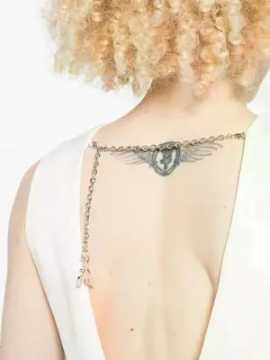 Patrizia Pepe Chain-detail Mini Dress