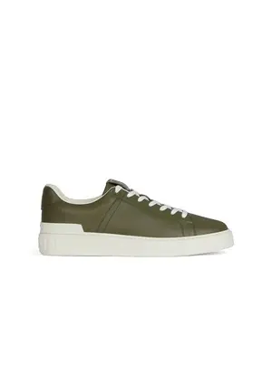 Balmain B-court Calfskin Trainer - Green