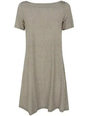 ARCHIVIO67 Round Neck Short Sleeve Dress