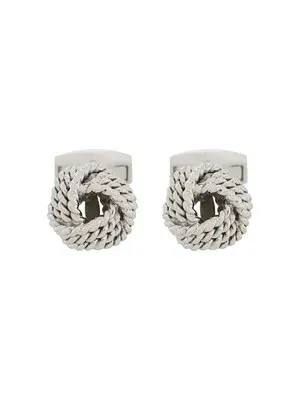 Tateossian Knot' Cufflinks - Metallic