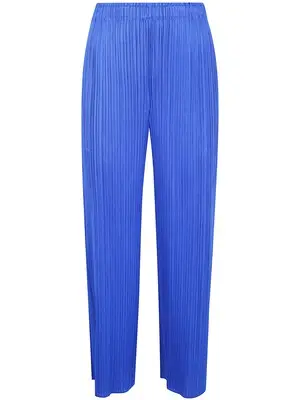 PLEATS PLEASE Monthly Colors: August Pleated Pants - Blue