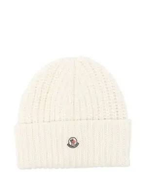 Moncler Tricot Hat - White