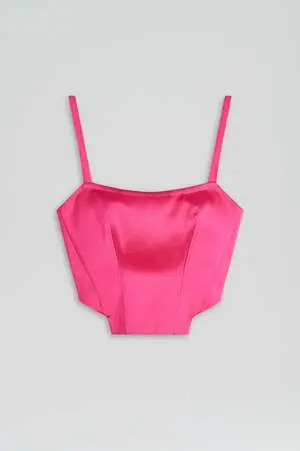 Satin Bustier Tops