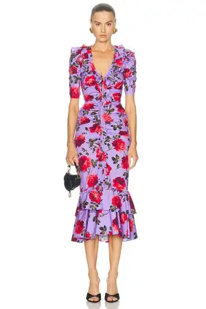 Carolina Herrera Ruffled Day Dresses For Women