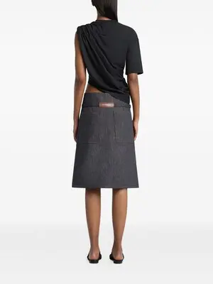 COURREGES Denim Shorts - Blue