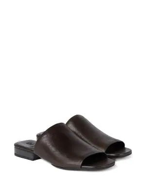 Brunello Cucinelli Leather Flat Sandals