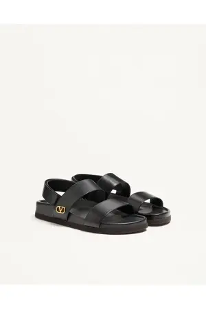 Valentino Garavani Studshield Calfskin Sandals