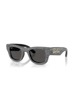 Ray-ban Wayfarer Puffer Crystal Pavè Sunglasses - Red