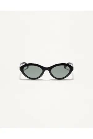Valentino Garavani Cat-eye Acetate Eyewear - Black