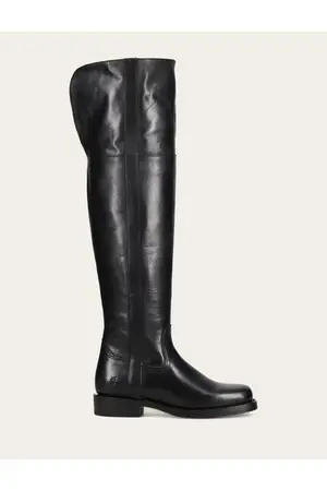 THE FRYE COMPANY Campus Low Heel Over-The-Knee Boots - Black