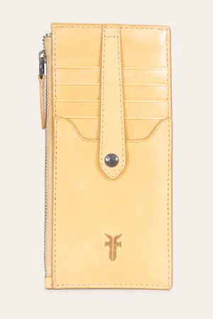 THE FRYE COMPANY Melissa Snap Card Wallet - Red