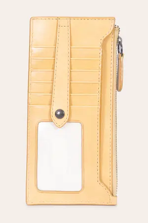 THE FRYE COMPANY Melissa Snap Card Wallet - Red