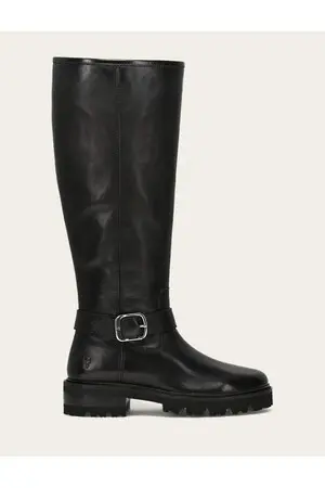 THE FRYE COMPANY Olivia Buckle Tall Boots - Black