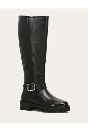 THE FRYE COMPANY Olivia Buckle Tall Boots - Black