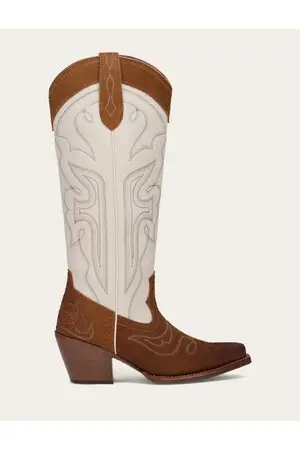 THE FRYE COMPANY Laila Double F Deco Boots - Denim