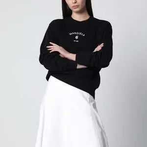 Mm6 Maison Margiela Embroidered Sweatshirts Hoodies For Women