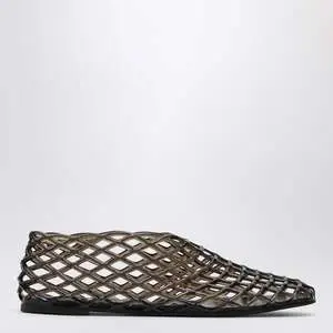 Senso Rubber Mesh Ballerina Flats - Black
