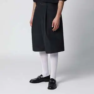 WILLY CHAVARRIA Wide Cotton Bermuda Shorts