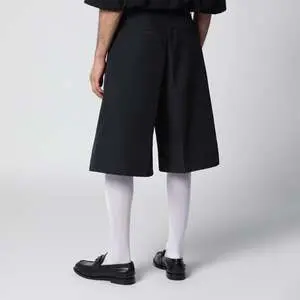 WILLY CHAVARRIA Wide Cotton Bermuda Shorts