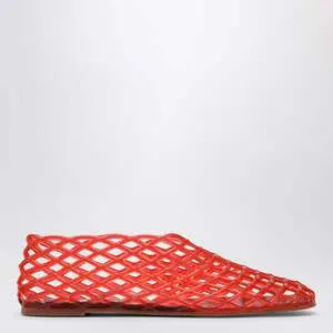 Senso Rubber Mesh Ballerinas - Red