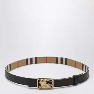 Burberry Reversible Rider Belt - Beige