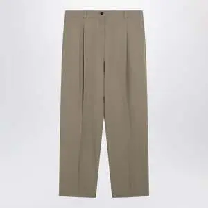 THE ROW Gianni Tapered Wool Gabardine Trousers