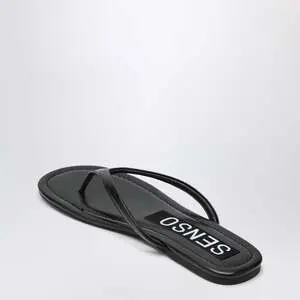 Senso Ebony Leather Nora Slides - Brown