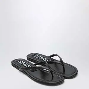 Senso Ebony Leather Nora Slides - Brown