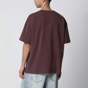 BRAIN DEAD Cotton T-shirt With Logo Print