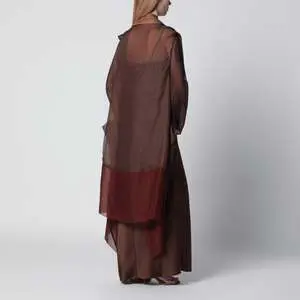 Alberta Ferretti Silk Organza Cape