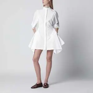 Alaïa Panelled Cotton Poplin Dress