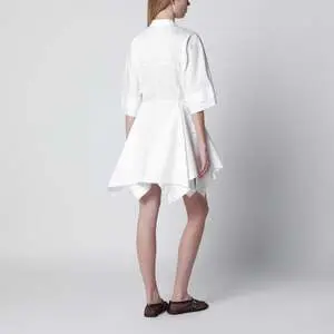 Alaïa Panelled Cotton Poplin Dress