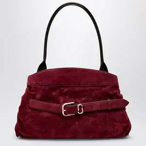 Marc Jacobs Dakota Satchel Bag In Suede - Purple