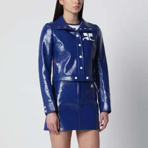 COURREGES Reedition Vinyl Jacket - Blue