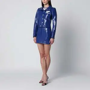 COURREGES Reedition Vinyl Jacket - Blue